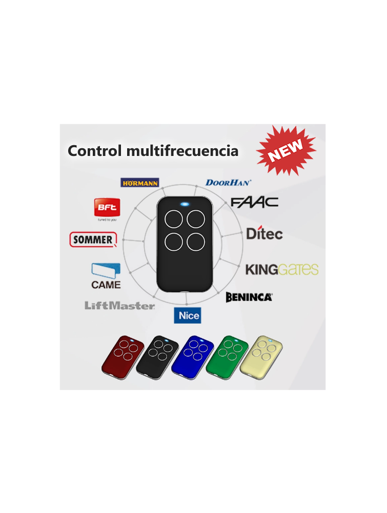 Control multifrecuencia 280-868 mhz