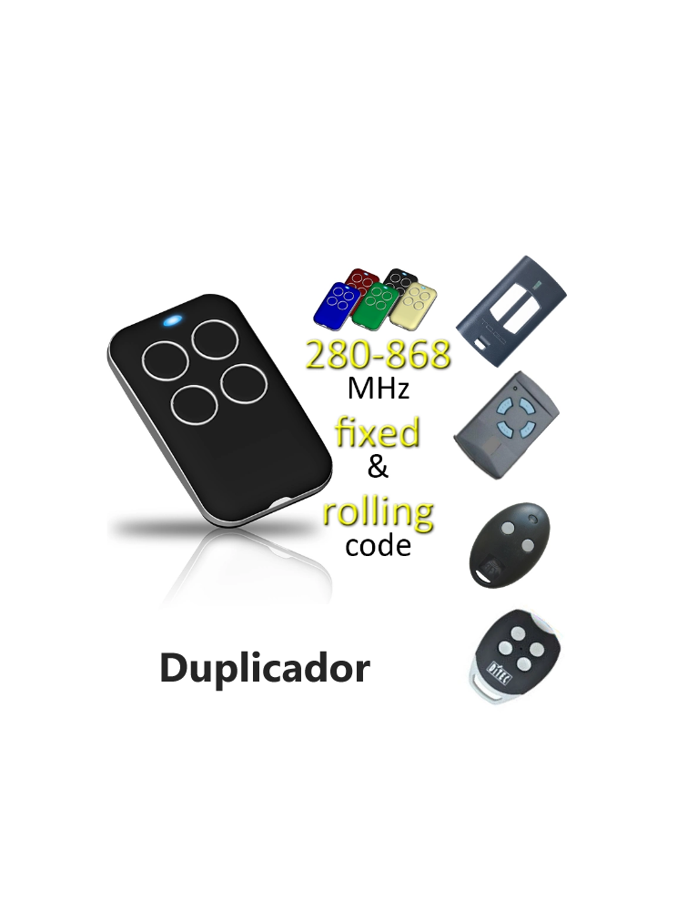 Control multifrecuencia 280-868 mhz